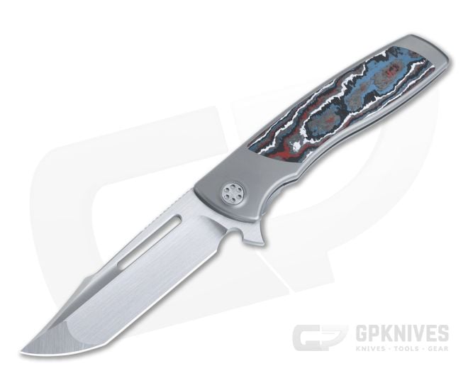 Sharp By Design Micro Evo Frame Lock flipper With Titanium Nebula ...