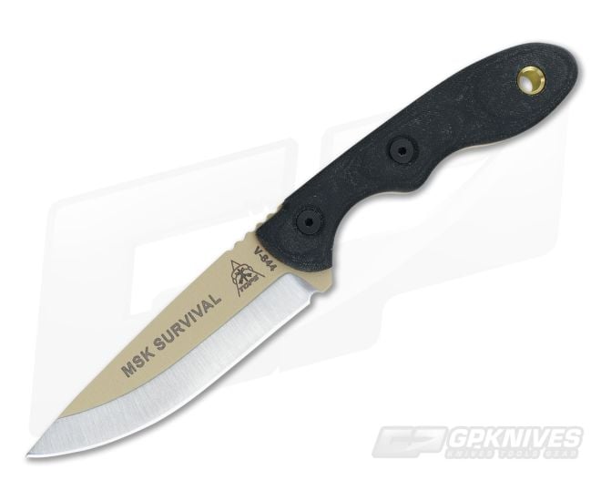 TOPS Mini Scandi Survival Tan Fixed Knife MSK-SURV for Sale
