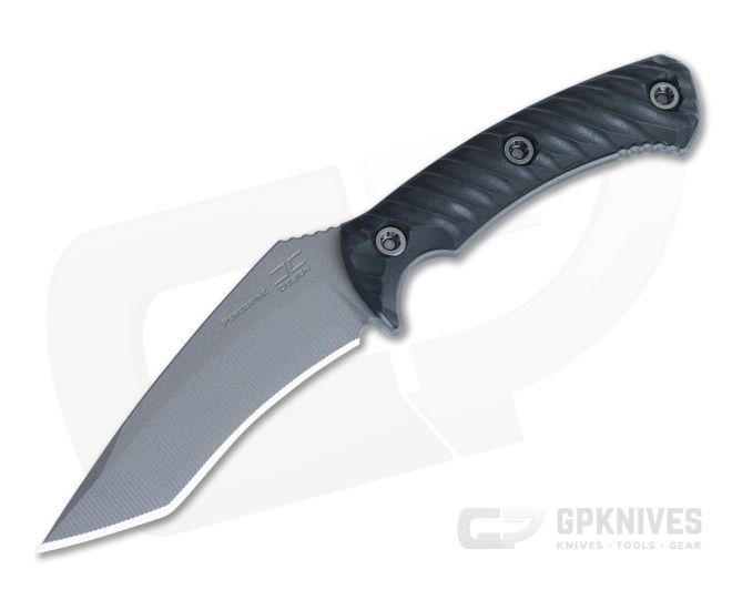 RMJ Tactical Peregrine Fixed Blade With Black G10 Handles And Tungsten ...