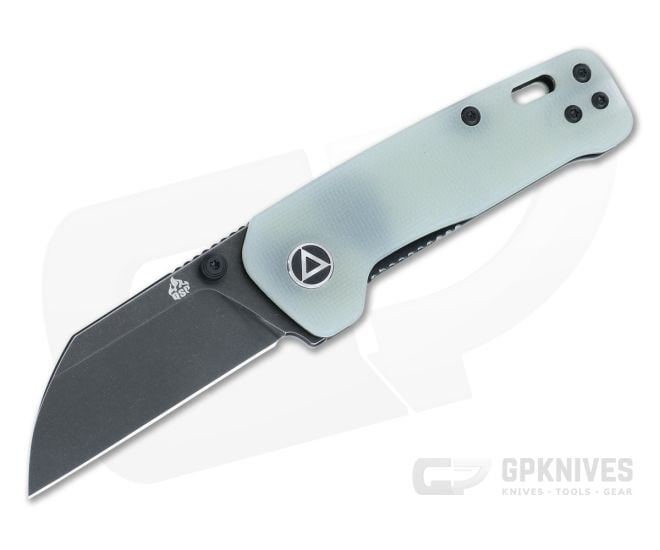 QSP Knife Penguin Mini EDC Folder with Jade G10 Scales and a 14C28N ...