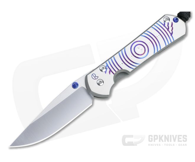 Chris Reeve Small Sebenza 31 S45VN Unique Graphic Titanium Folding ...