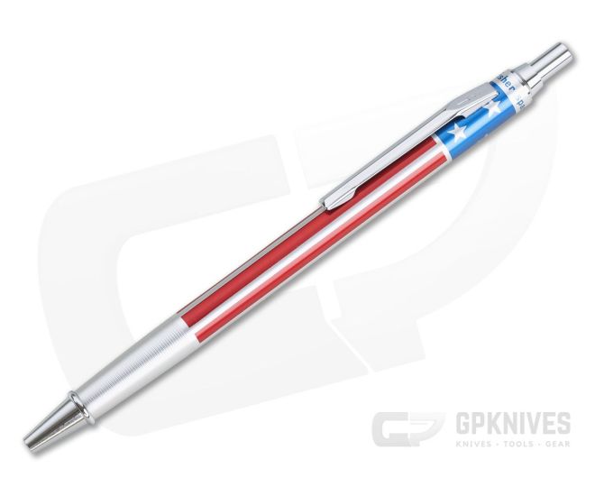 Fisher Space Pen American Flag Top Click Space Pen SAFP5 Fine Black Ink ...