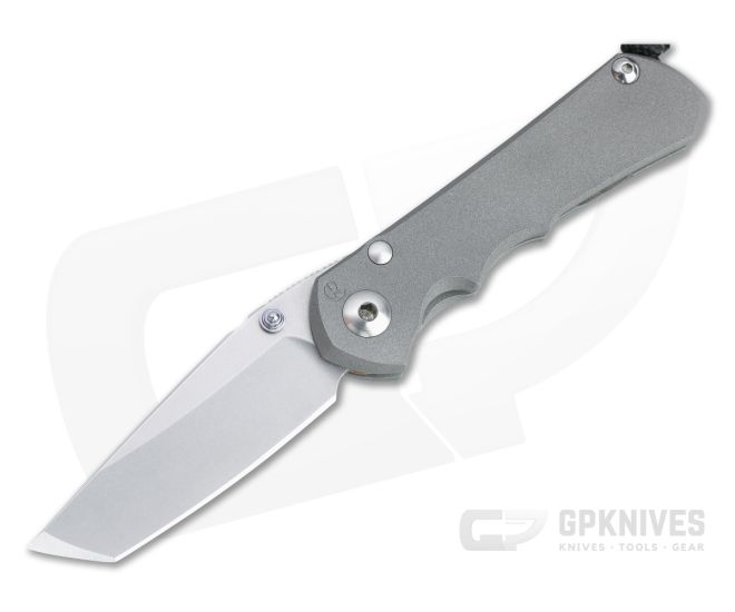 Chris Reeve Small Inkosi Tanto S45VN Silver Lugs Titanium Chris Reeve Small Inkosi Tanto S45VN Silver Lugs Titanium