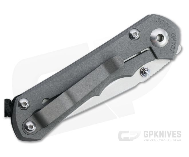 Chris Reeve Small Inkosi Tanto S45VN Silver Lugs Titanium Chris Reeve Small Inkosi Tanto S45VN Silver Lugs Titanium