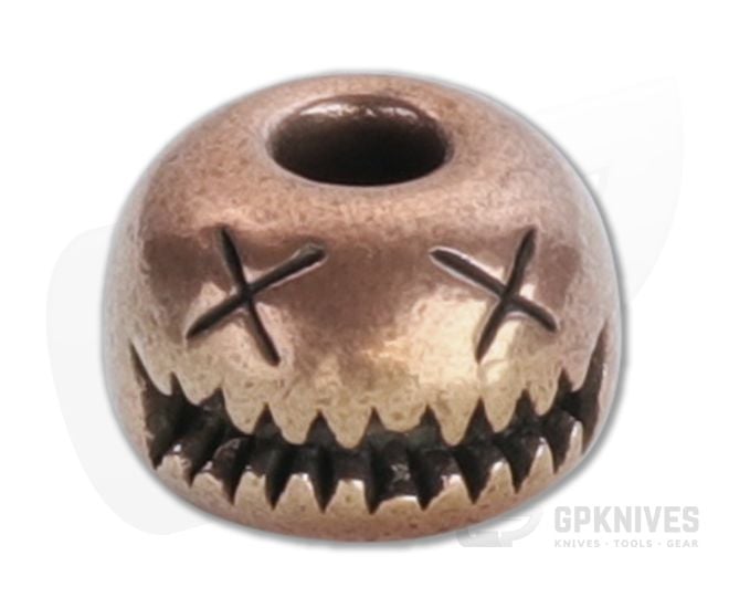 Audacious Concept Smiley Bead Medium Copper Lanyard Bead For Sale