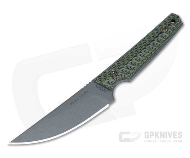 RMJ Tactical Unmei with Dirty Olive G10 Handle and Tungsten Cerakote ...