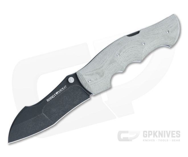 Viper Rhino 1 Dark Stonewashed Knife Green Micarta V5905CV