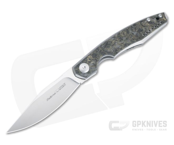 Viper Belone Flipper Gold Dark Matter Carbon Fiber M390 V5970TIFCG
