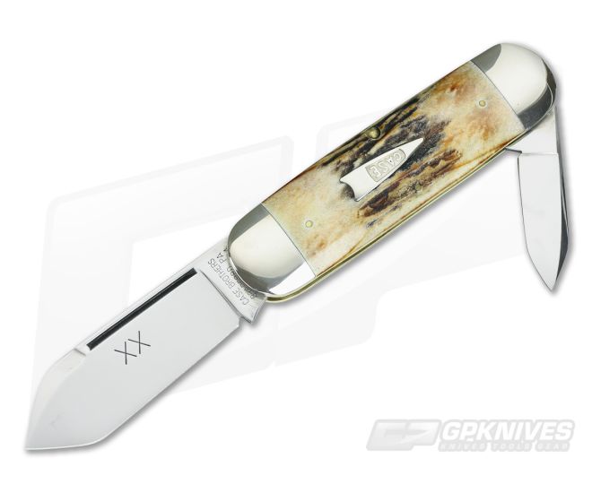 Case Classic 1994 Stag Elephant Toenail with Arrowhead Shield