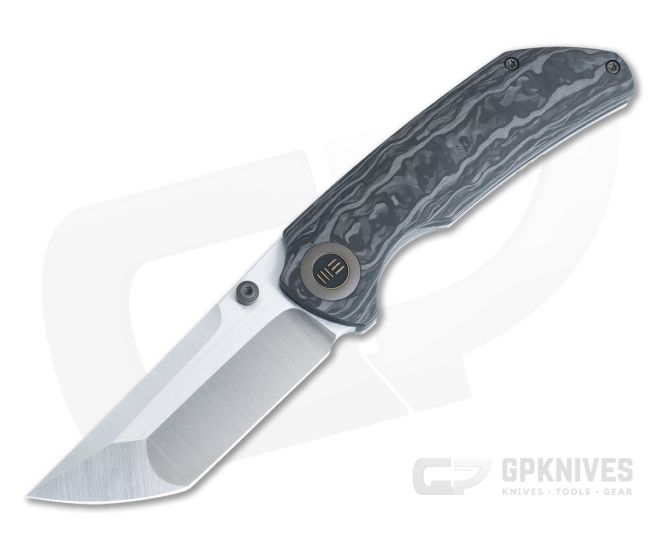 We Knife Co Thug XL Satin CPM 20CV Tanto with Shredded Carbon Fiber ...