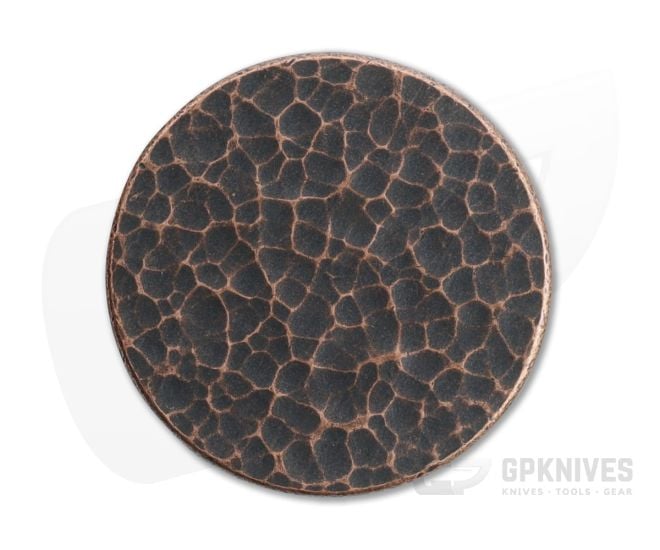 Shire Post Mint Pre-Worn Hammered Copper Worry Stone Coin For Sale