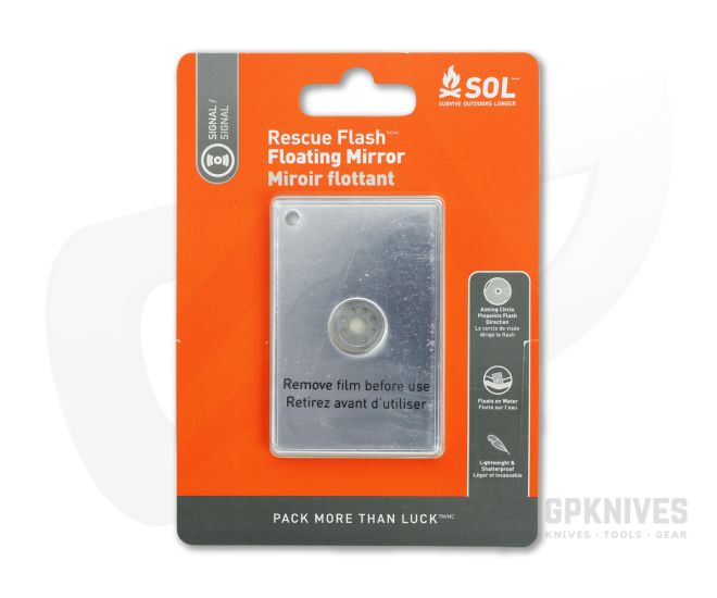 SOL Rescue Flash Floating Signal Mirror 0140-1004