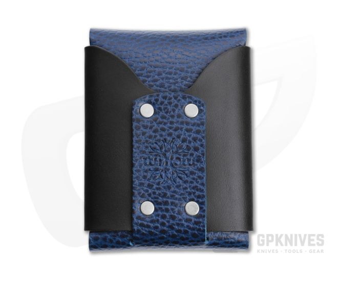Willow Craft Original Wask - Leather Wallet - Blue Dollaro & Black