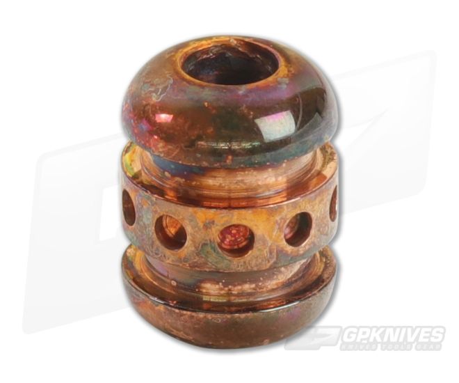 Ti Survival Copper Droid XL Lanyard Bead Polished Patina Finish Bead ...