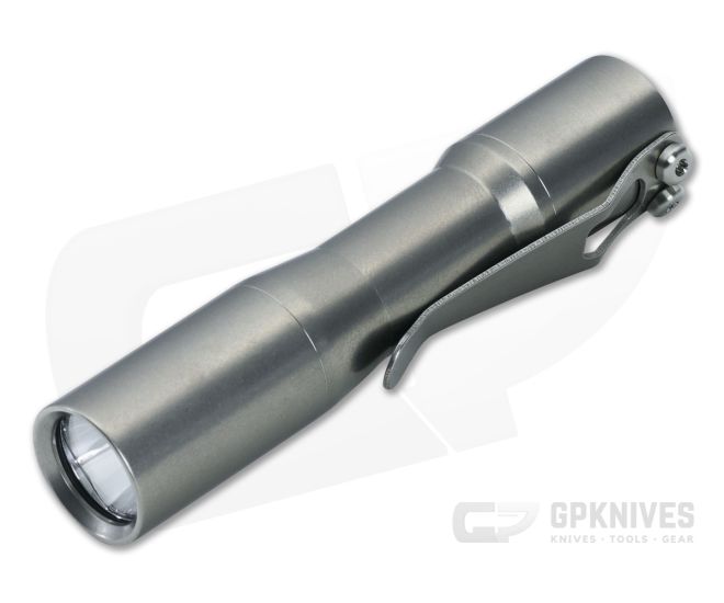 CWF Mini Arc Flashlight - Tumbled Titanium 5000K