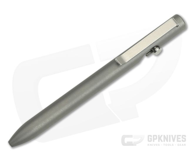 Tactile Turn Short Bolt Action Pen - Stonewashed Titanium