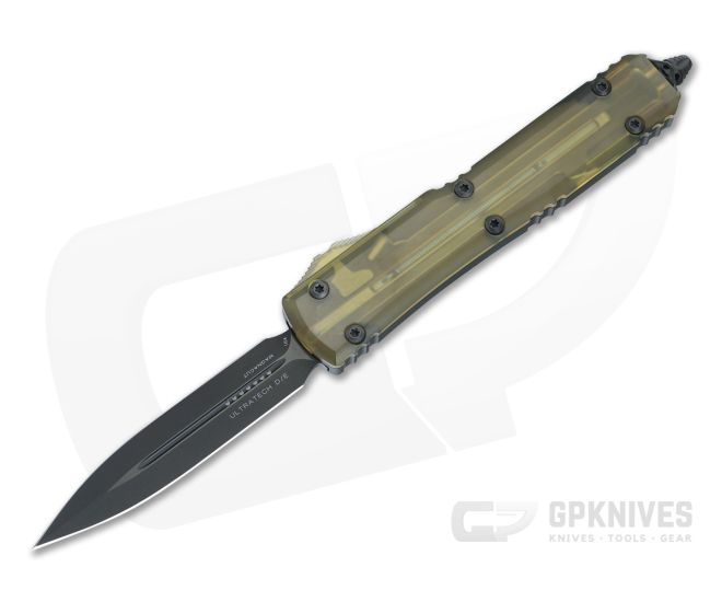 Microtech Knives Ultratech with Ultem Cover and Black Aluminum Handles ...