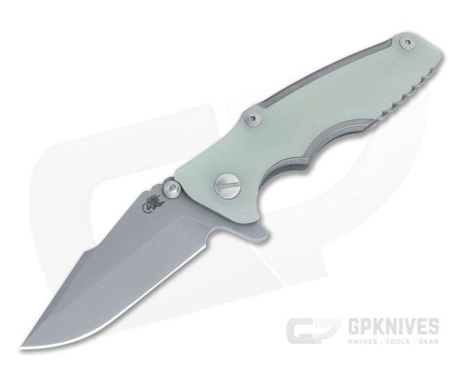 Hinderer Eklipse 3.0" Tri-Way Flipper Working Finish with Translucent ...