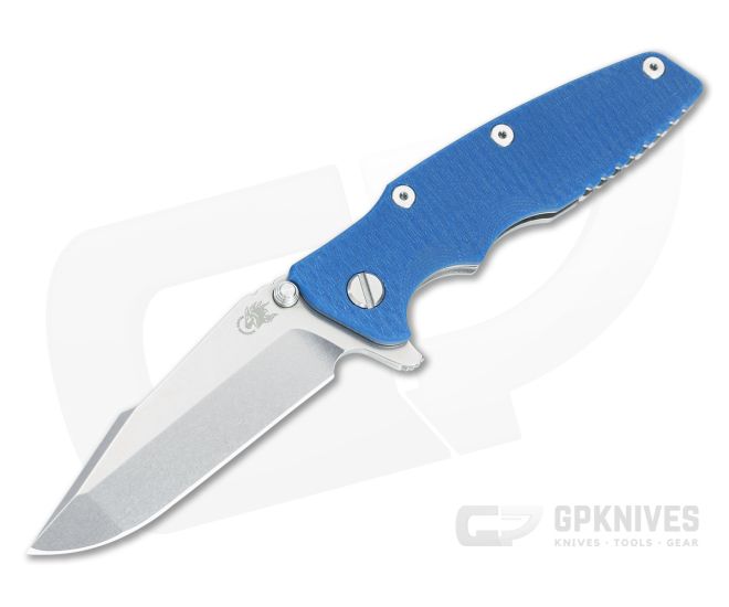 Hinderer Eklipse 3.5" Harpoon Spanto Blue G10 Stonewash