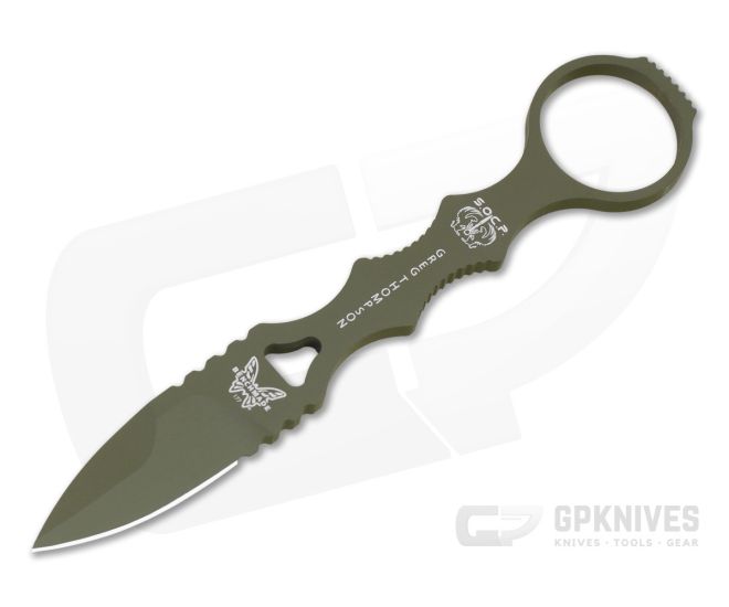 Benchmade Mini SOCP Dagger Spear Point - OD Green 177GN