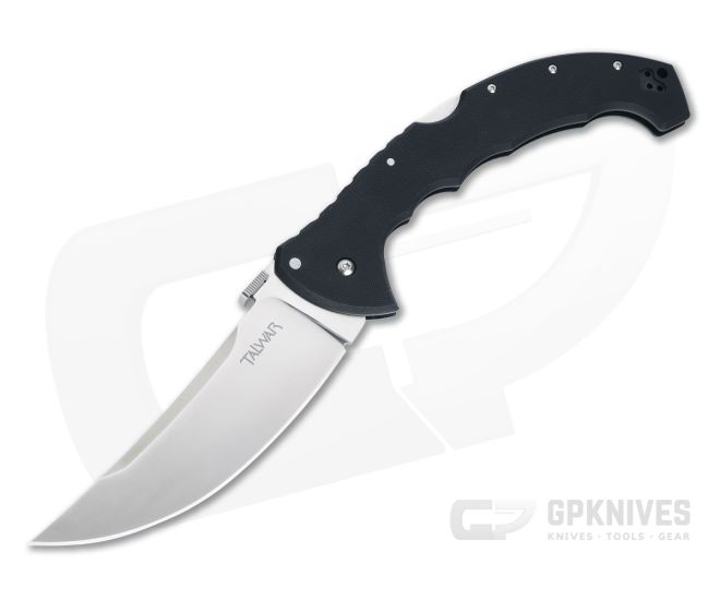 Cold Steel Talwar 5.5" Satin S35VN Black G10 Tri-Ad Back Lock Folding ...