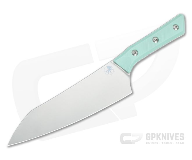 Microtech Chef's Knife - Caribbean Blue G10 - Stonewash M390MK 3000-10CA
