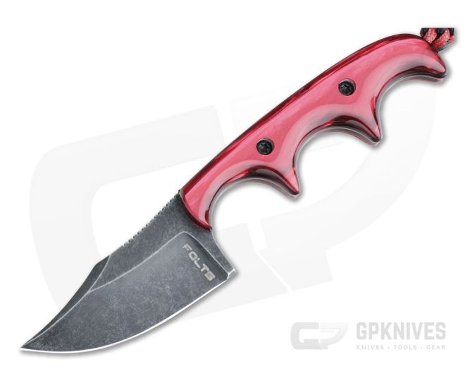 Alan Folts Custom Minimalist Bowie Black Washed CPM-154 Red Kirinite ...