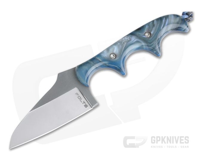 Alan Folts Custom Minimalist Modified Wharncliffe Polished Two-Tone CPM ...