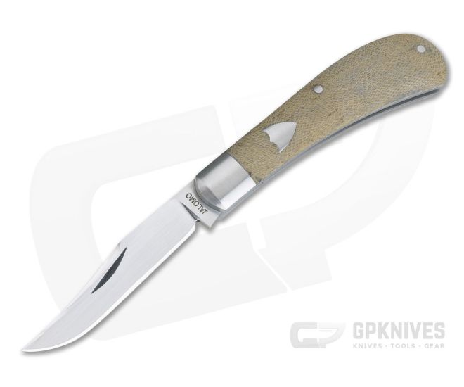 Pepe Jalomo Custom Trapper Canvas Micarta CPM154 Slip Joint Folding ...