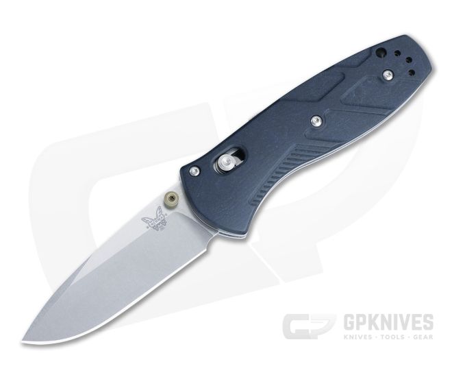 Benchmade 585-03 Mini Barrage - Blue Canyon Richlite - Assisted