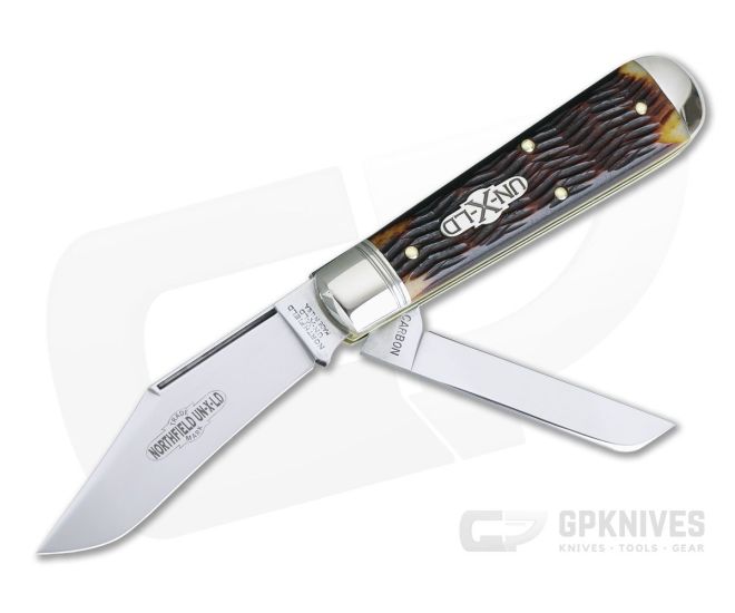Northfield UN-X-LD #86 Oil Field Jack Two-Blade Autumn Gold Herringbone ...