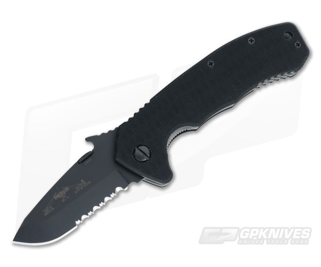 Emerson Knives CQC-14 Snubby Black Serrated Blade