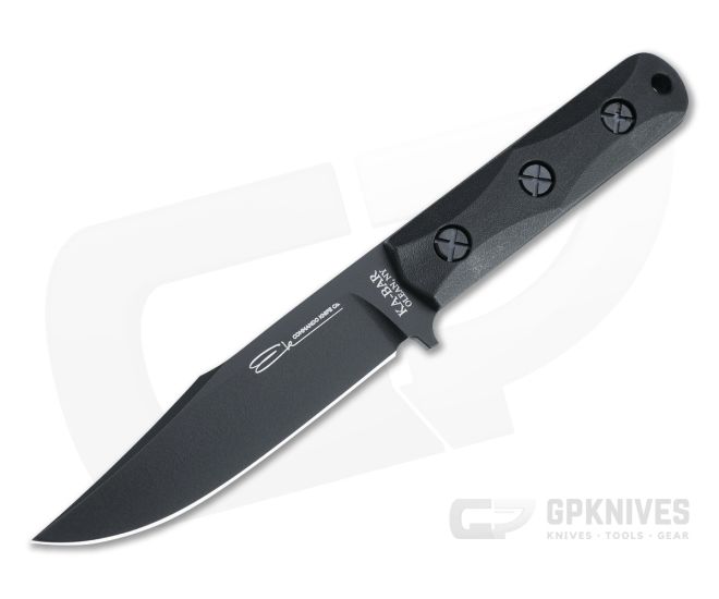 Kabar Ek Commando - Short Clip Point - Black - EK50