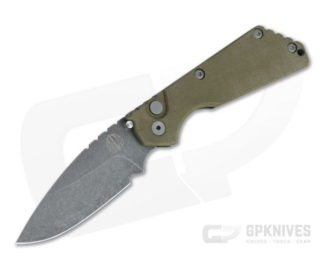 Protech GP-SNG-04 GPKnives Exclusive Strider SnG Green Micarta Top ...