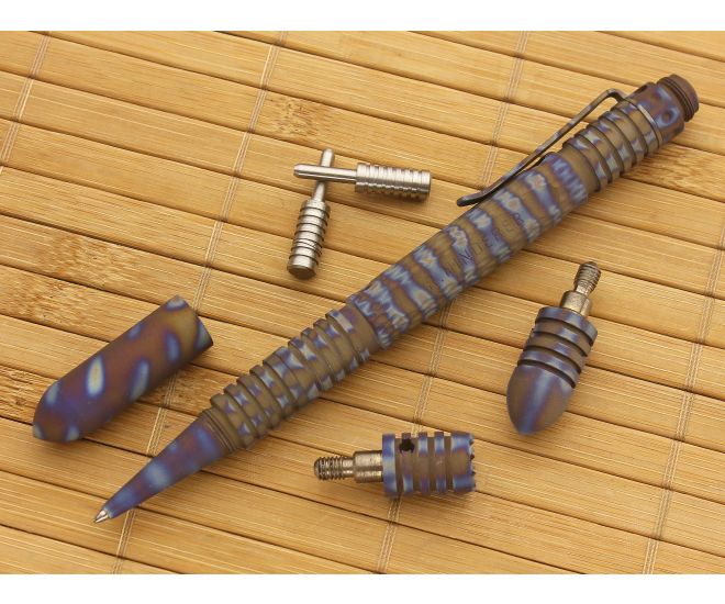 Hinderer Modular Kubaton Deluxe Set Titanium Flamed for Sale #1