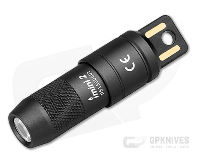 Olight iMini 2 Mini Flashlight - Black - USB Rechargeable