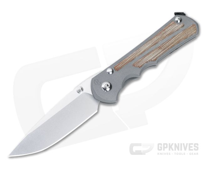 Chris Reeve Large Inkosi Magnacut Natural Micarta Inlays
