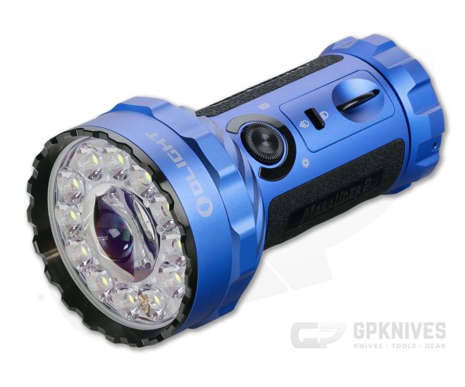 Olight Marauder 2 Blue Limited 14000 Lumen Rechargeable Flashlight For Sale