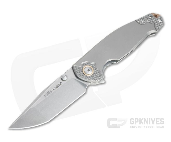 Viper Katla V5982TI3D Vox Design 3D Titanium Stonewashed M390 Liner ...