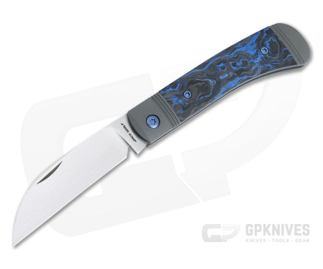 Jack Wolf Knives Venom Jack Blue Marble Carbon Fiber