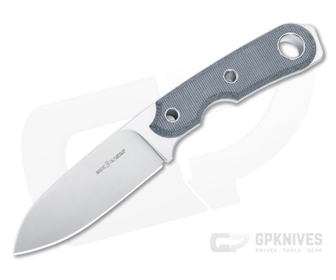 Viper Basic 3 Fixed Blade With Black Micarta Handle and Satin MagnaCut ...