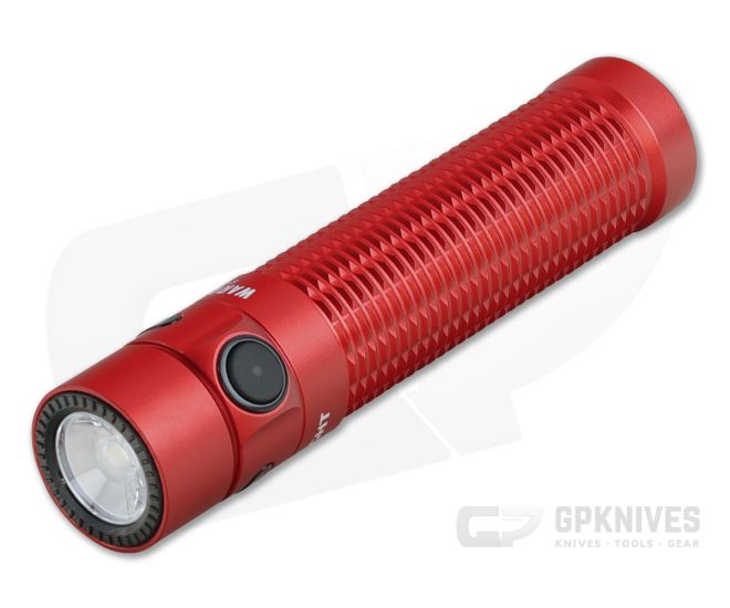 Olight Warrior Mini Red Limited Tactical Rechargeable 1500 Lumen Cool ...