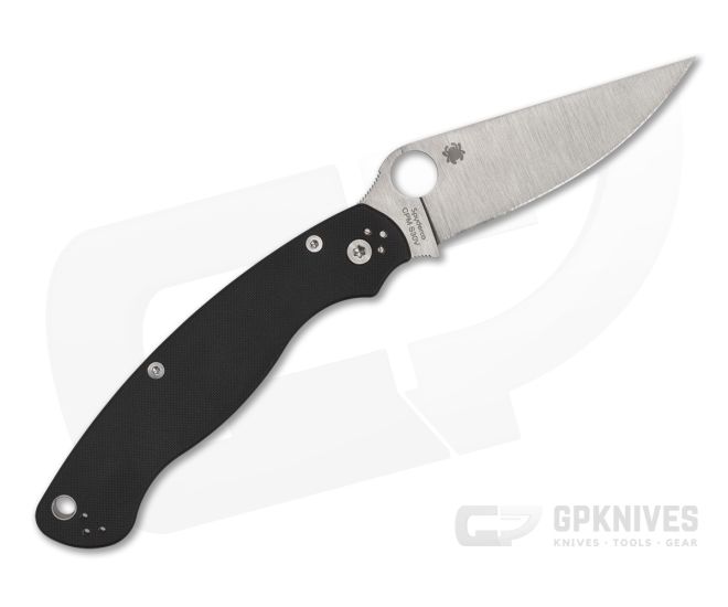 Spyderco Military 2 Left Handed - Black G10 - CPM-S30V C36GPLE2