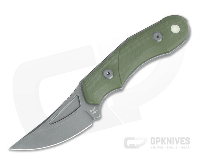 Audacious Concept Fanglet - OD Green G10- Magnacut Fixed Blade